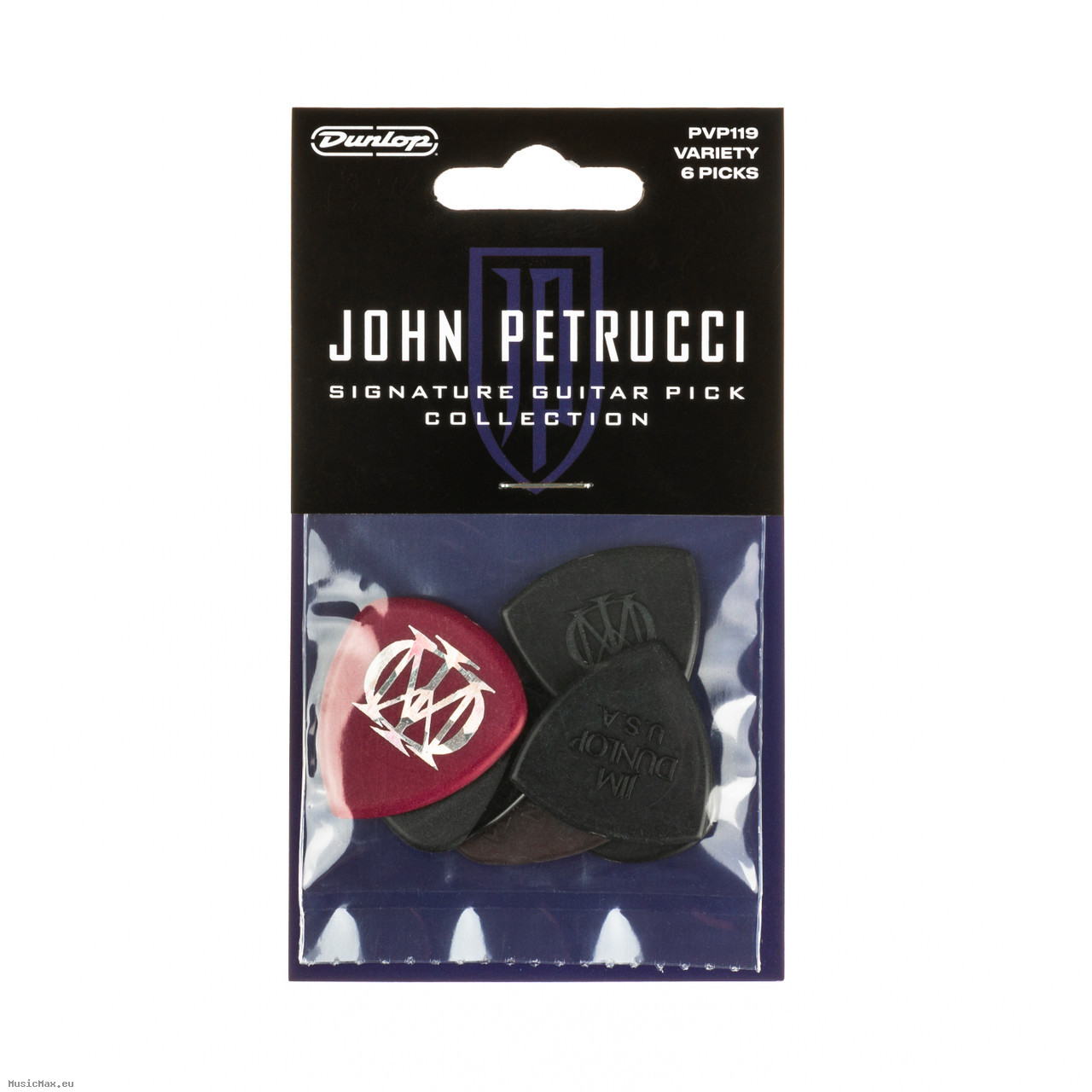 acheter DUNLOP PICKS PVP119 JOHN PETRUCCI SIGNATURE PICK VARIETY PACK ...